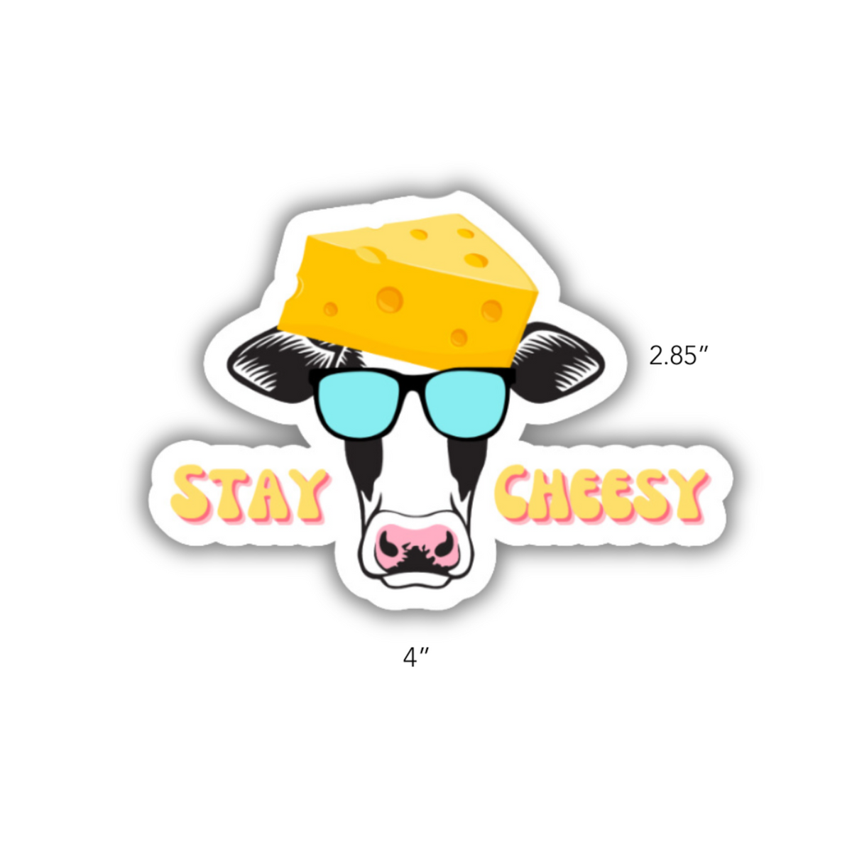 Stay Cheesy Cow Decal – Discover Wisconsin